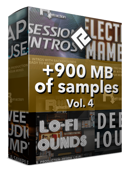 +900MB of loops & samples Vol.4 – Refraction Producers
